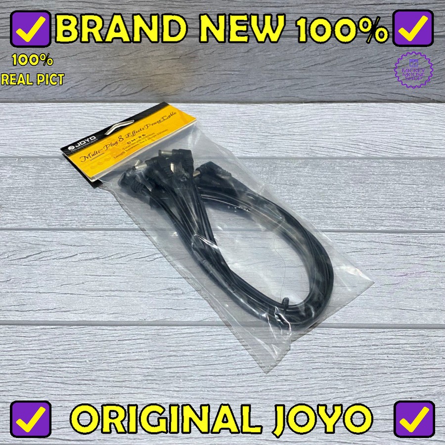 Jual Kabel Cabang Adaptor Efek Gitar Daisy Chain 8 Way Joyo CM-26 L ...