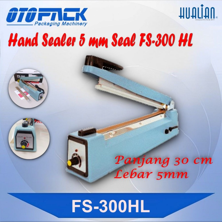 Jual Hand Impulse Sealer FS-300 AL 5mm Body Alumunium Press Perekat Plastik | Shopee Indonesia