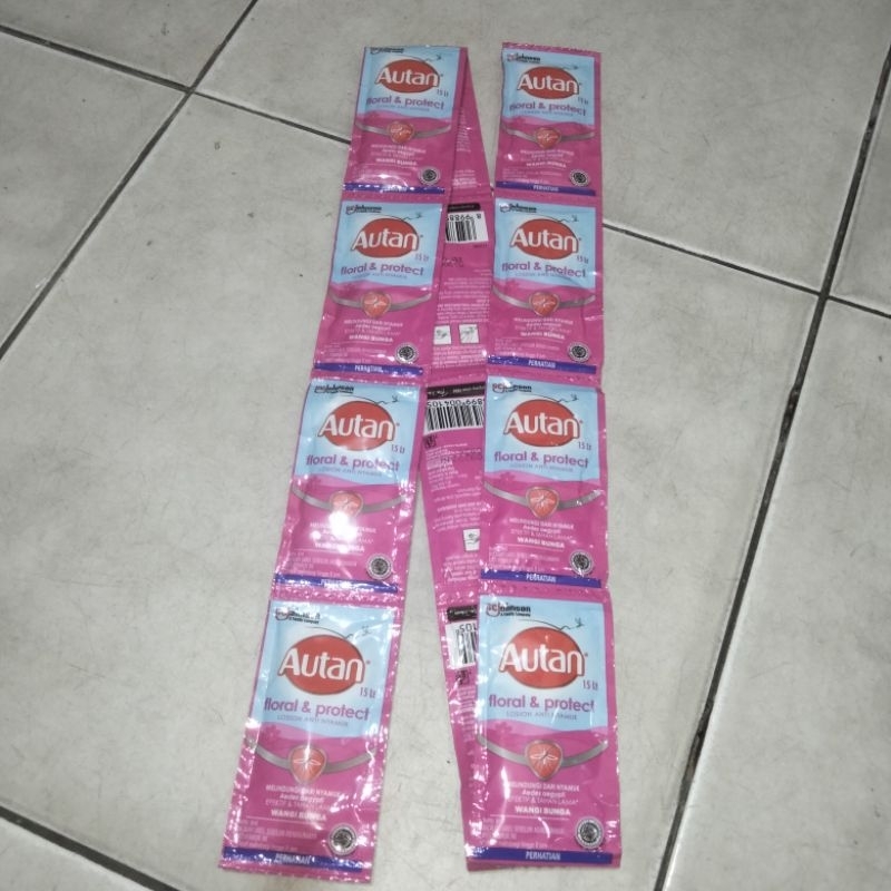 Jual AUTAN SACHET 6ML / RENCENG ISI 12 SACHET / AUTAN LOTION ANTI ...