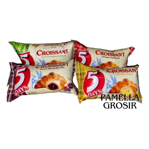 Jual 5 DAYS CROISSANT 4 Varian 60 gr | Shopee Indonesia