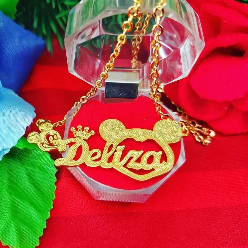 Jual Aksesoris Kostum nama - Kalung Nama titanium (Deliza series ...