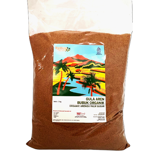 Jual Gula Aren Bubuk Organik 3 kg - Organic Arenga Palm Sugar 3 kg ...
