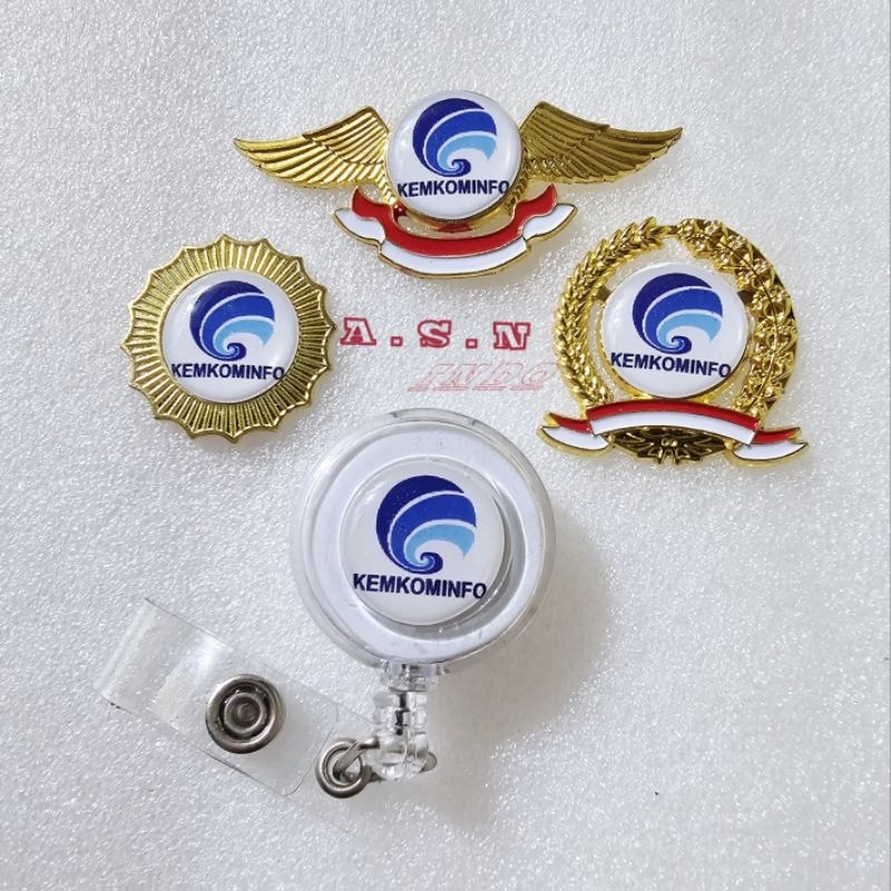 Jual Pin Logo Kominfo Yoyo Id Card KOMINFO Lencana Kominfo | Shopee ...