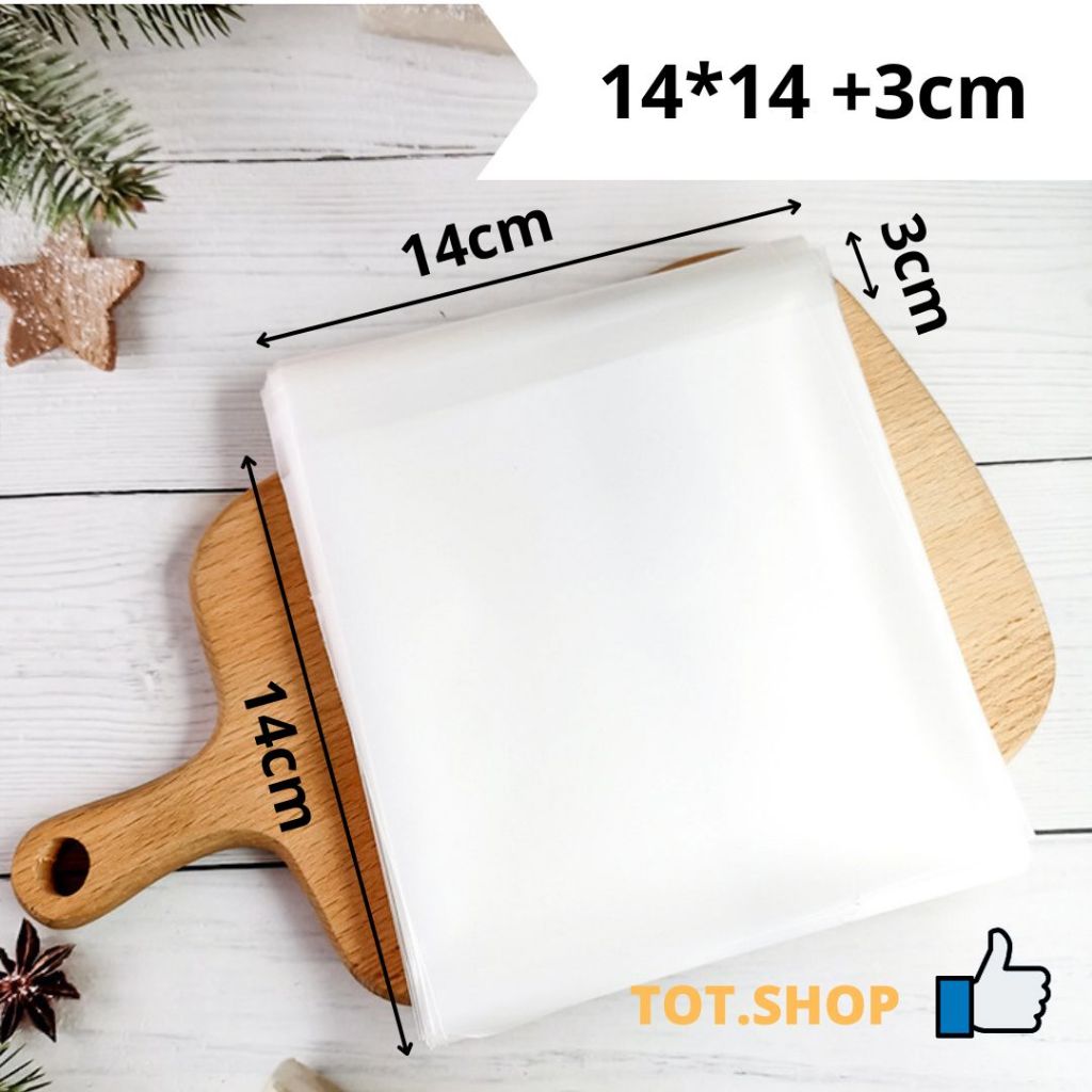 Jual [ECER] TEBAL Plastik OPP DOFF +Lem FROSTED POLOS Seal Kemasan FOOD ...