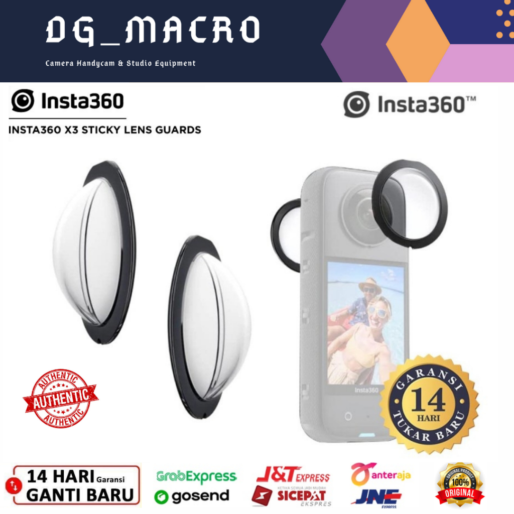 Jual Insta360 ONE X3 Sticky Lens Guard Insta 360 ONE X 3 Lensguard ...