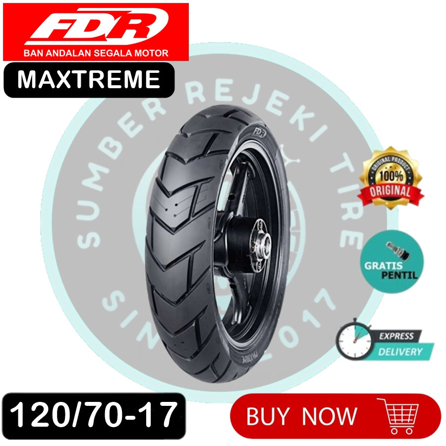 Jual Ban Motor FDR Maxtreme 120/70-17 Tubeless | Shopee Indonesia