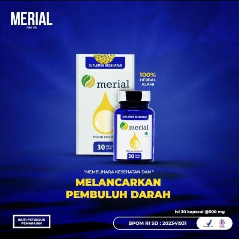 Jual PROMO HEBOH !! Bisa COD Merial Fish Oil isi 30 Kapsul dijamin ...