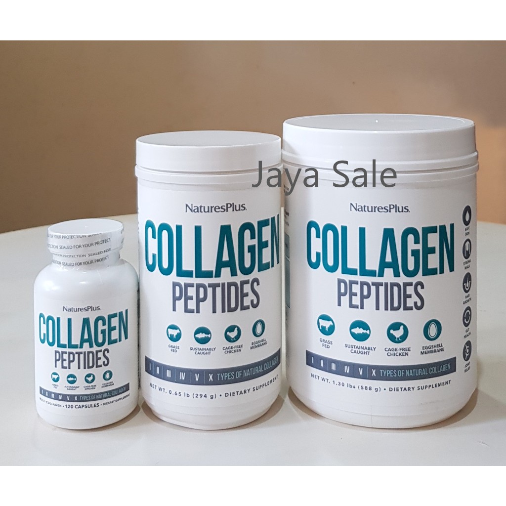 Jual Natures Plus Collagen Nature's Plus Collagen Peptides 120 capsules ...