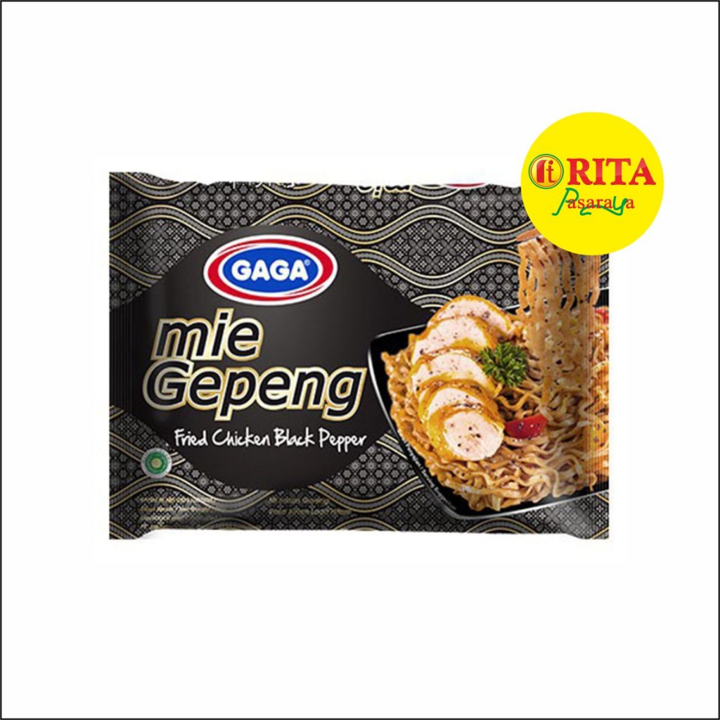 Jual Gaga Gepeng Mie Goreng Rasa Ayam Lada Hitam | Shopee Indonesia
