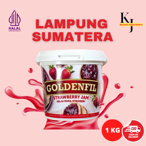 Jual GOLDENFIL STRAWBERRY JAM 1KG | Shopee Indonesia