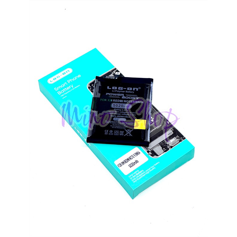 Jual BATERAI XIAOMI REDMI NOTE 9 - REDMI 9 BN54 BN-54 LOG ON DOUBLE ...