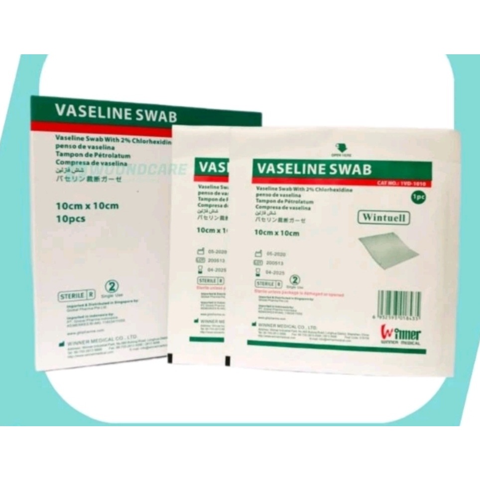 Jual vaseline swab seperti supratul, lomatul harga per 1 lembar ...