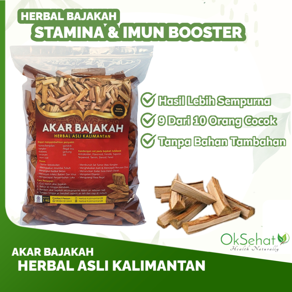 Jual Akar bajakah asli kalimantan obat herbal asam urat isi 1kg ...