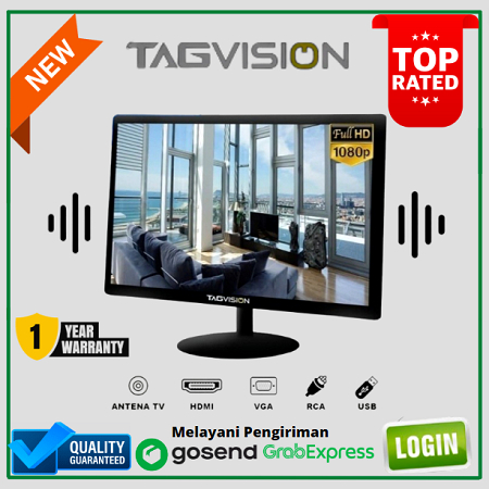 Jual MONITOR TAGVISION 24" INCH - GAMING MONITOR VGA HDMI AUDIO TAG ...