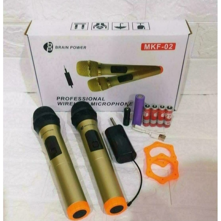 Jual MIC wireles microphone bluetooth dengan Receiver System | Shopee ...