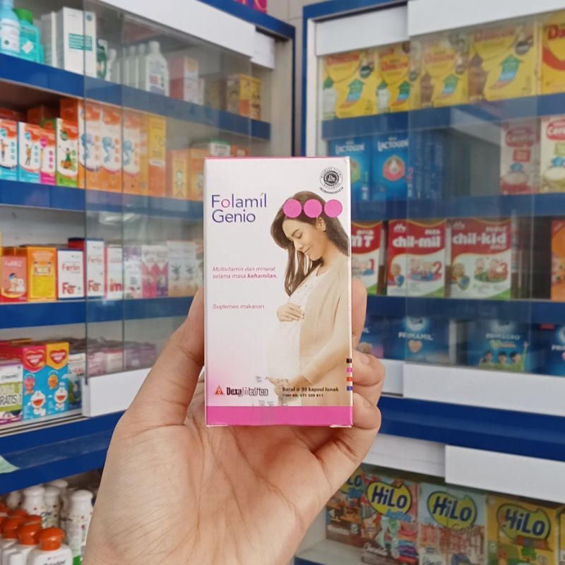 Jual FOLAMIL Genio isi 30 kapsul | Shopee Indonesia