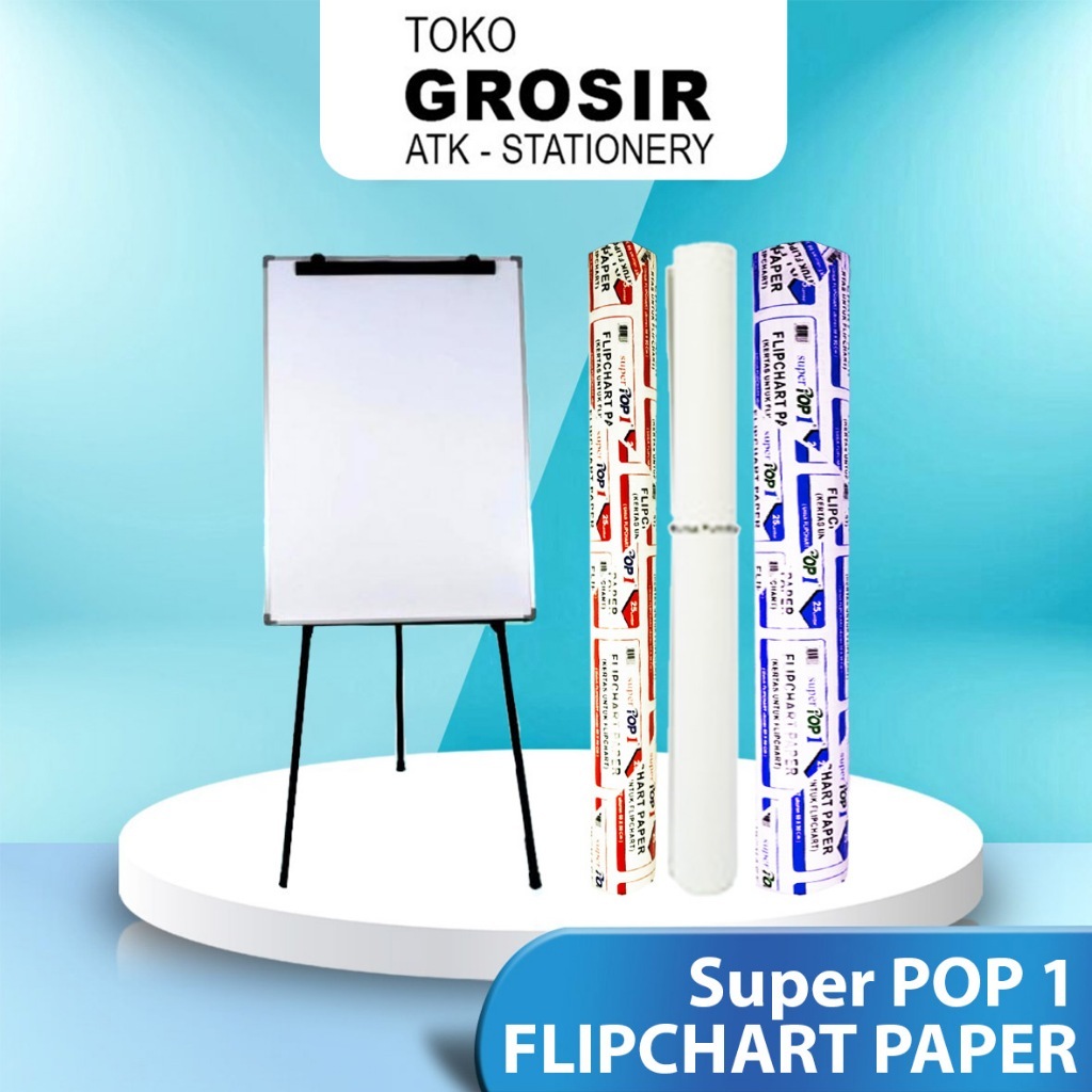 Jual Super Pop1 Flipchart Paper 60x90cm 25 lembar | Shopee Indonesia