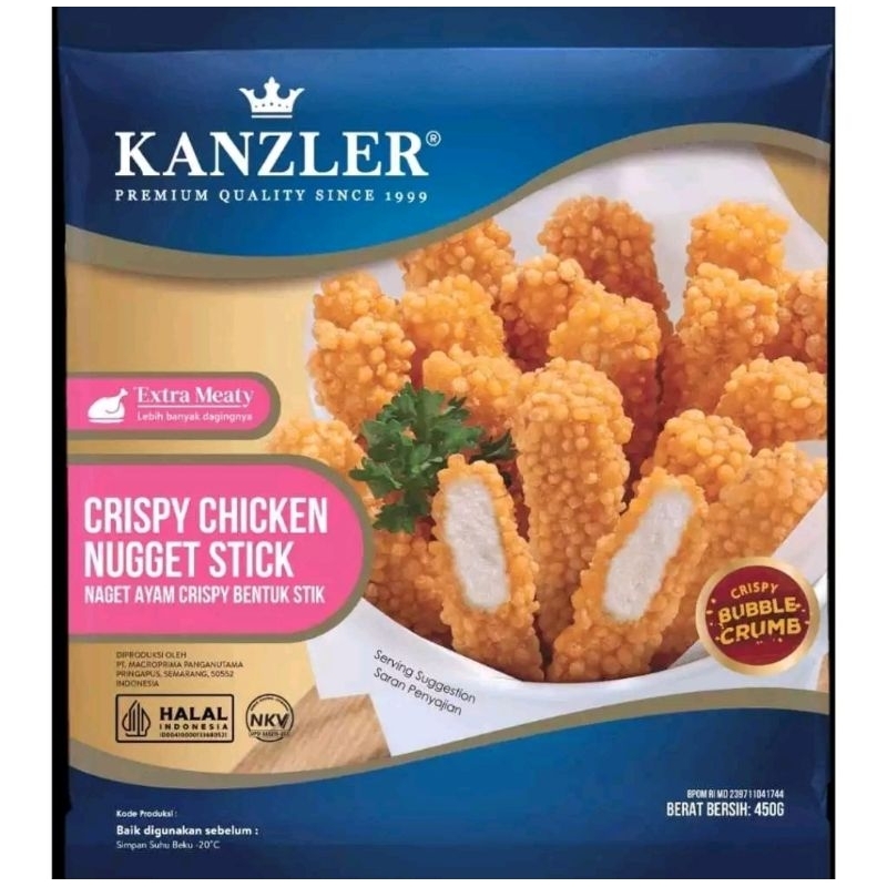 Jual Kanzler Chicken Nugget Spicy Stick Original Crispy 450gr | Shopee ...