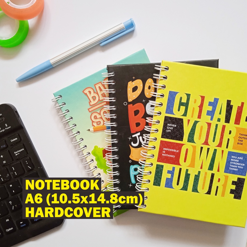 Jual NOTEBOOK A6 HARDCOVER SEMINAR SEKOLAH KANTOR LAMINASI CUSTOM ...