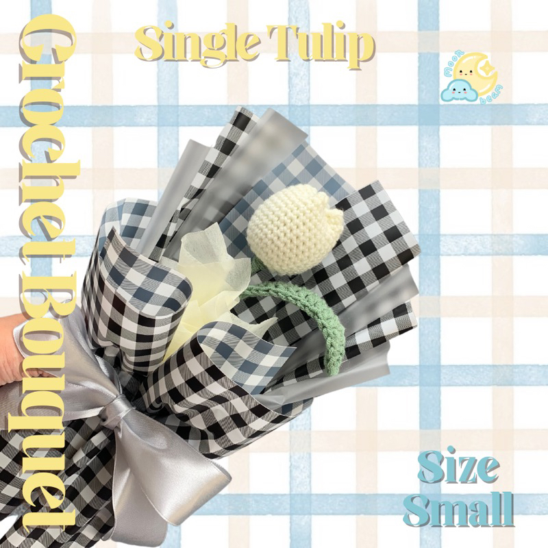 Jual Single Tulip Bouquet / Buket Bunga Rajut Satuan | Shopee Indonesia