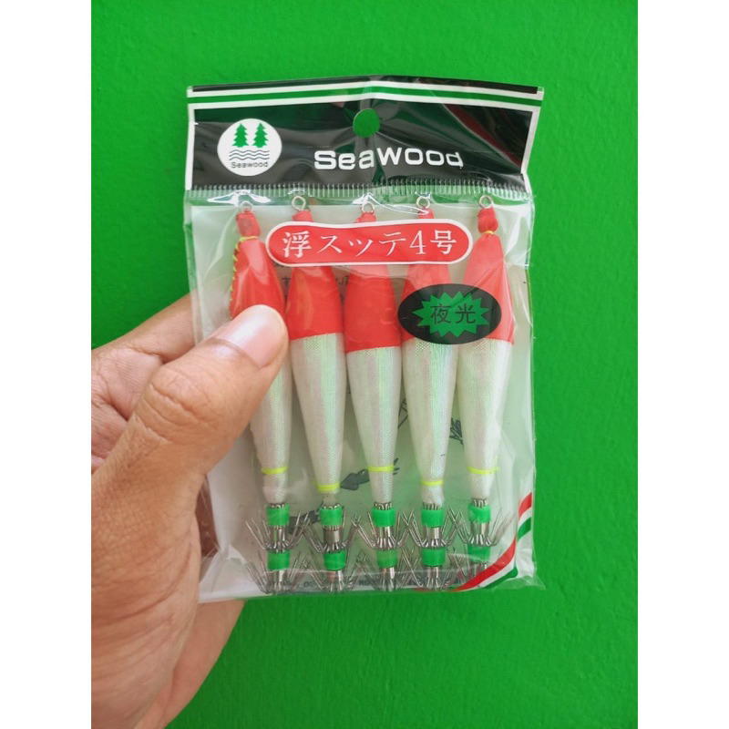 Jual Pancing cumi Apollo Kain KIlap/flasher(isi5pc) | Shopee Indonesia