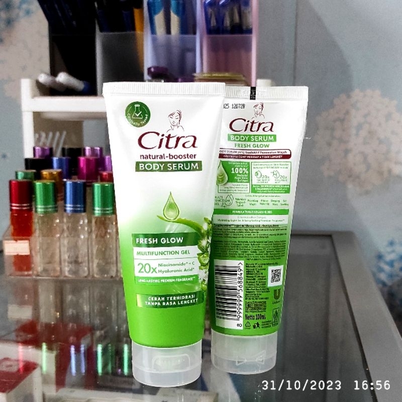 Jual Citra Body Serum Fresh Glow Multifunction Gel 100ml with 20x ...