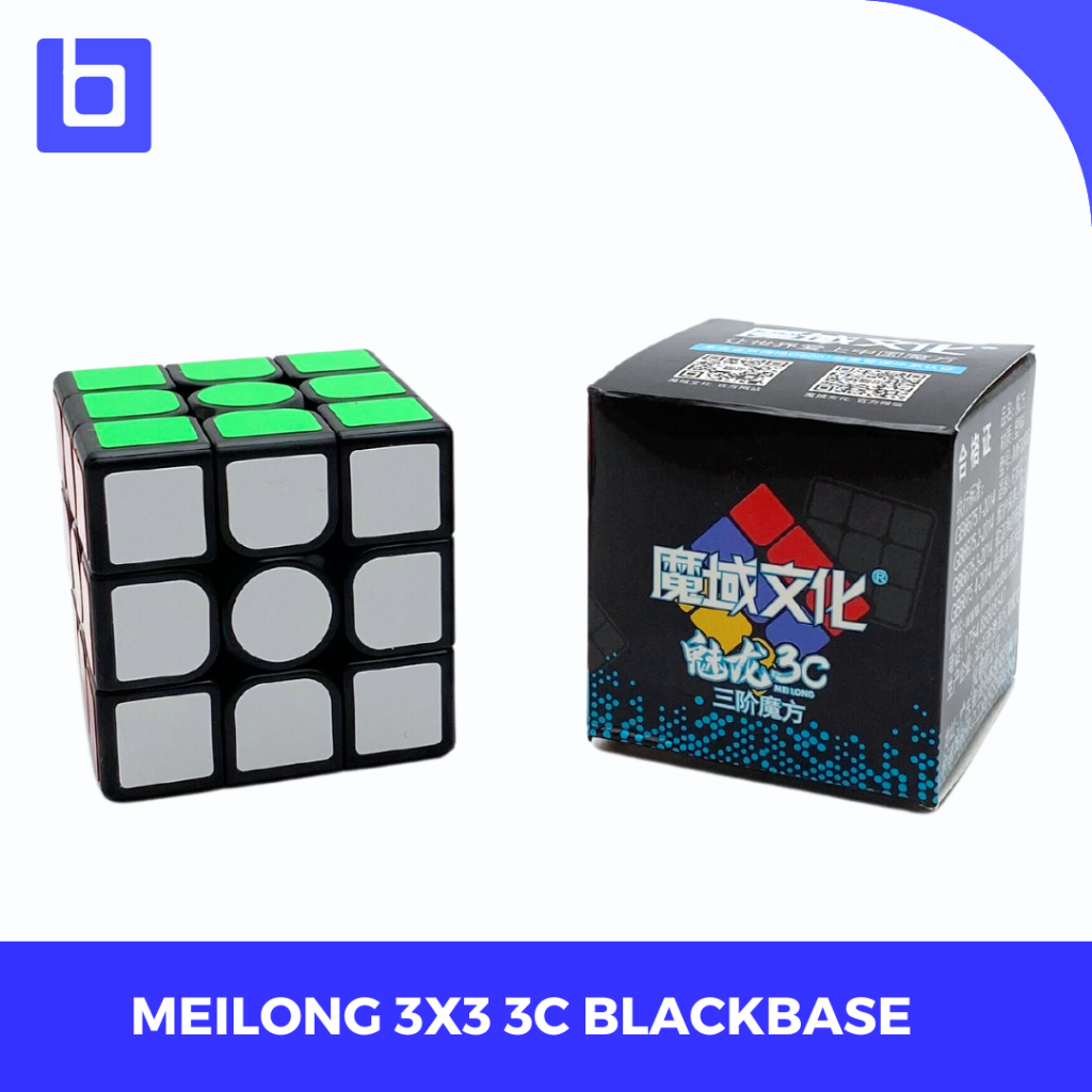 Jual Cube 3x3 Moyu Meilong 3C 3x3 Black Base Original | Shopee Indonesia