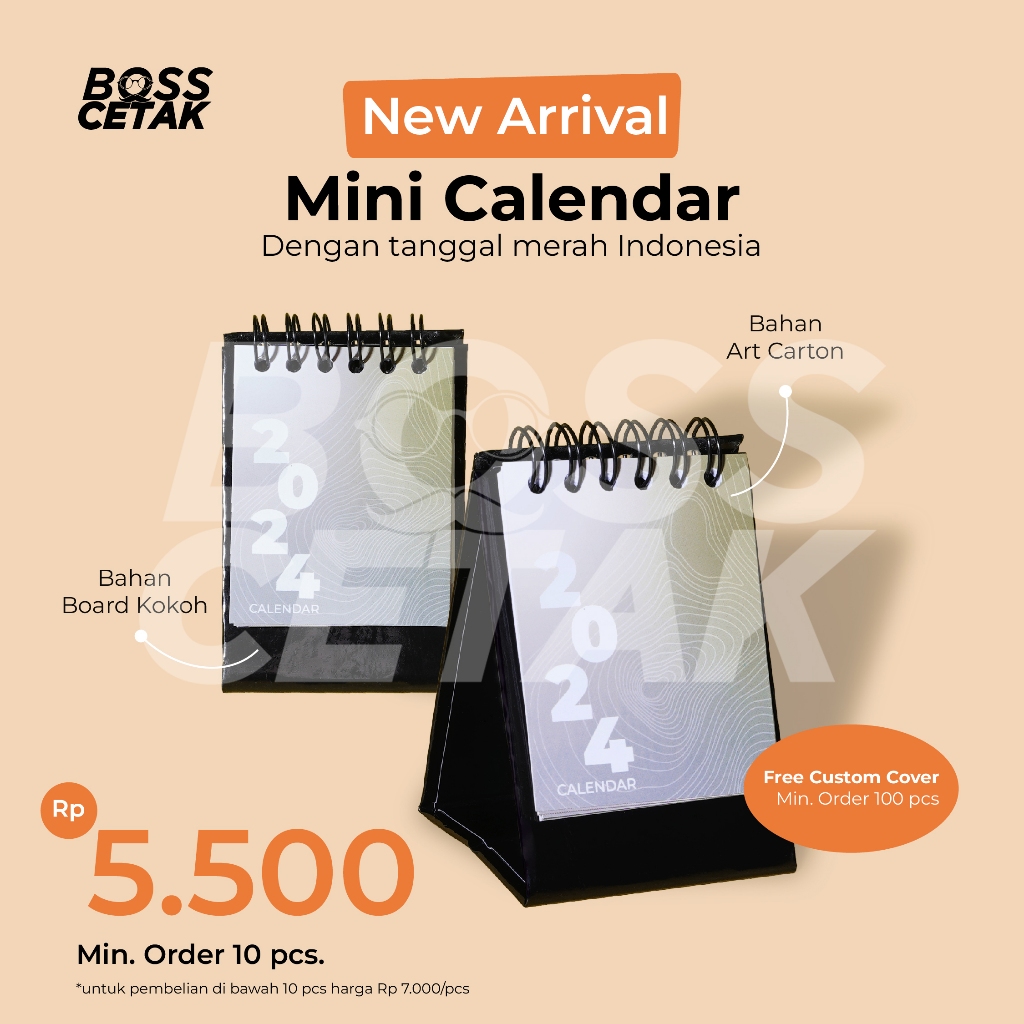 Jual Kalender Mini 2024 / Kalender Meja / Mini Calendar | Shopee Indonesia