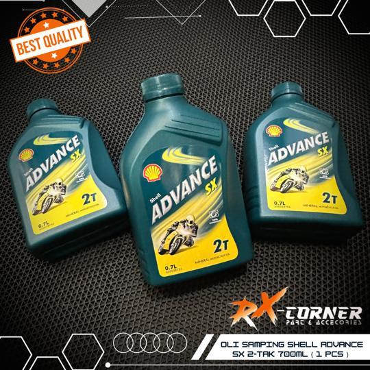 Jual OLI SAMPING 2T 2 TAK SHELL ADVANCE SX 700 ML MURAH & ORIGINAL ...