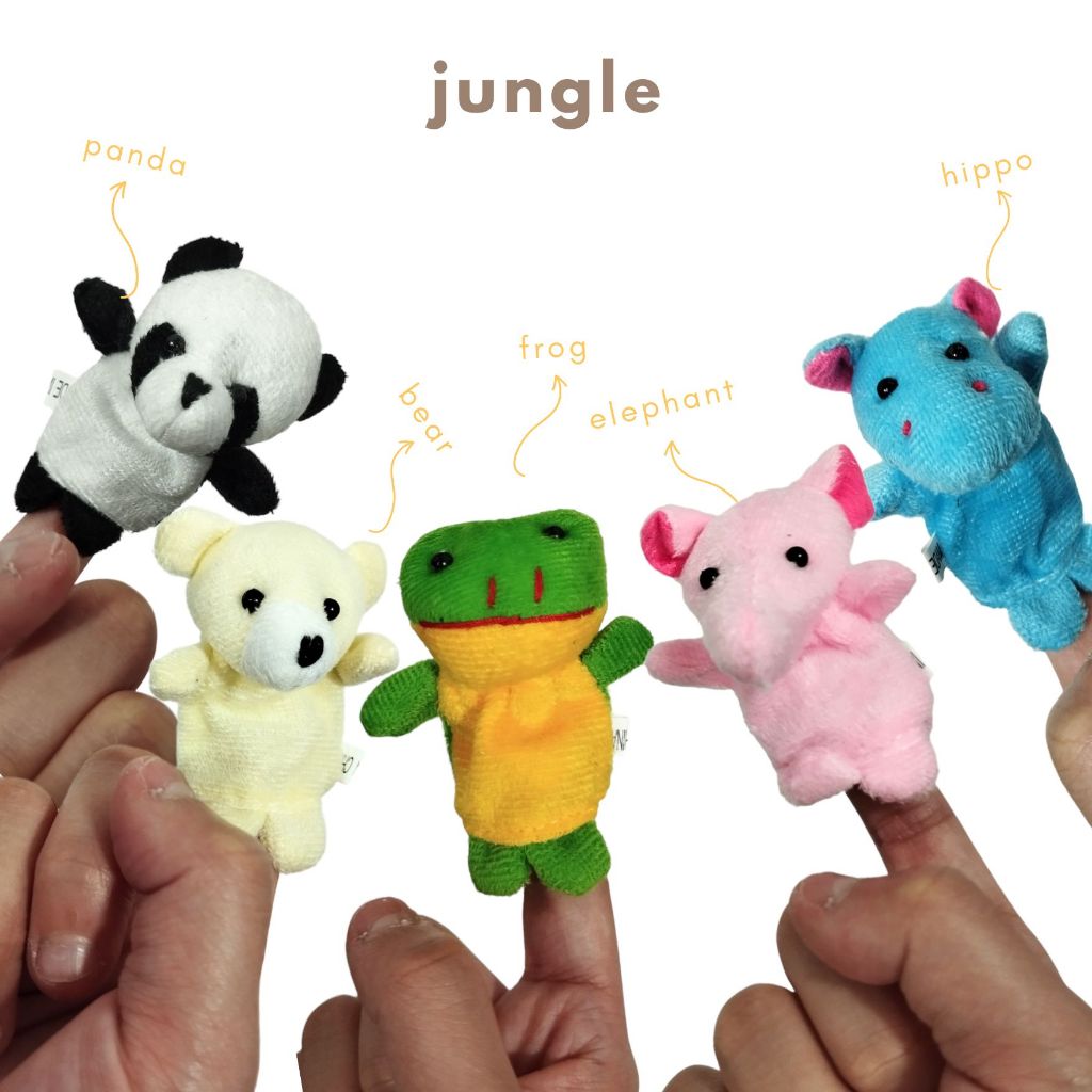 Jual MAINAN BONEKA JARI TANGAN MODEL HEWAN / FINGER PUPPET ANIMALS ...