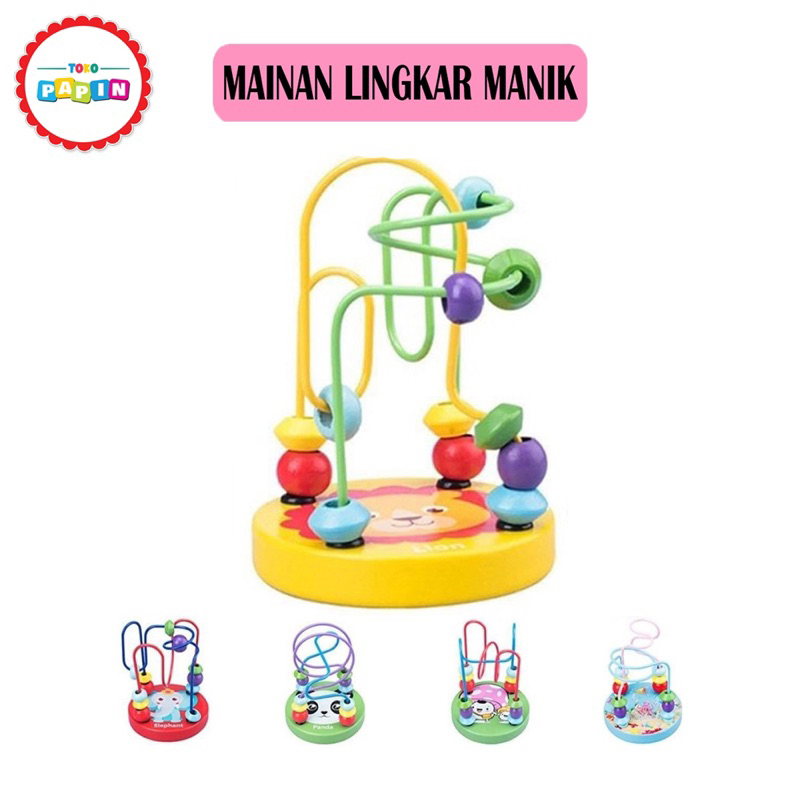 Jual TokoPapin Mainan Edukasi Anak Bayi Alat Hitung Alur Lingkar Manik ...