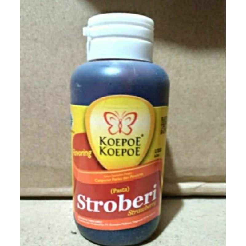 Jual KOEPOE pasta stroberi / perisa stroberi ( 60ml ) | Shopee Indonesia