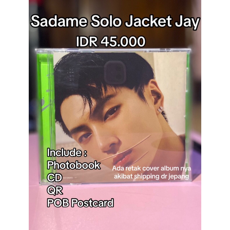 Jual ENHYPEN SADAME SOLO JACKET - JAY (ALBUM ONLY) | Shopee Indonesia