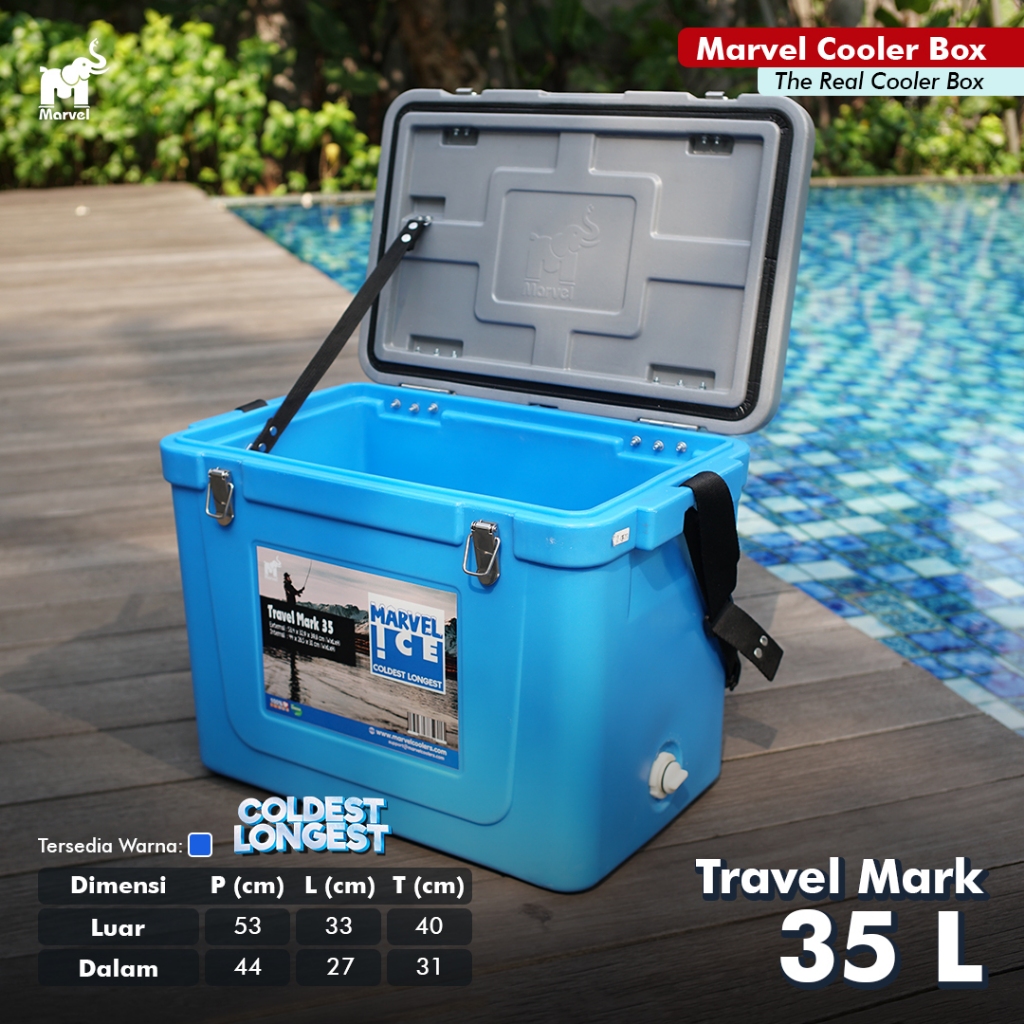 Jual MarvelCoolers 35 Ltr - Travel Mark (CoolBox - IceBox - Cooler Box ...