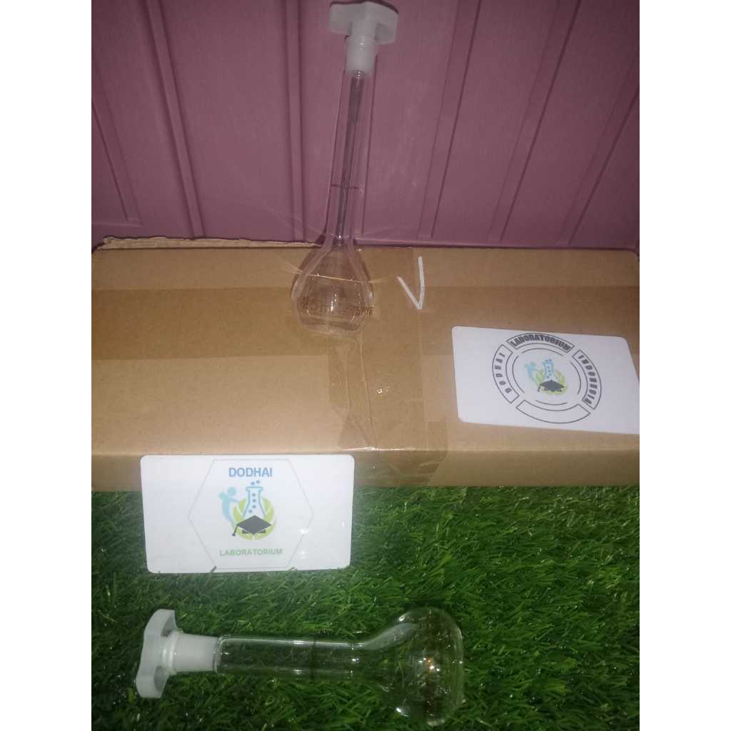 Jual Labu ukur, volumetric flask, Labu tentukur merk pyrex ukuran 25ml | Shopee Indonesia