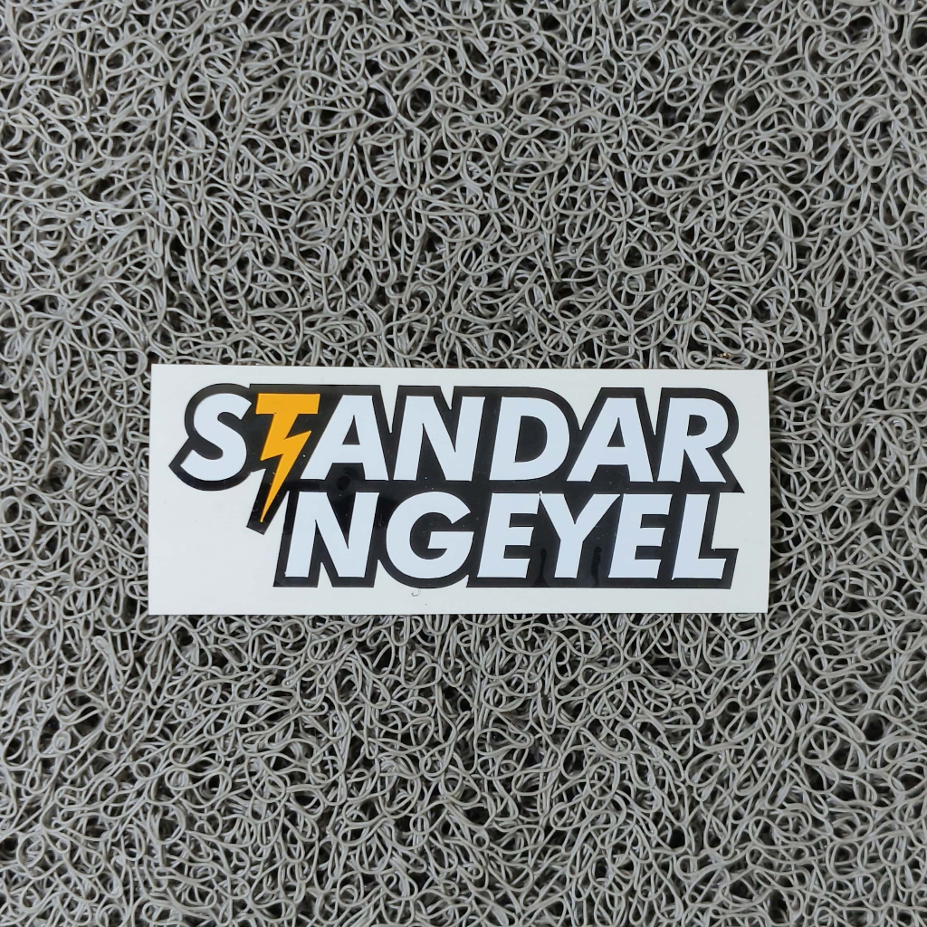 Jual STICKER STIKER STANDAR NGEYEL CUTTING | Shopee Indonesia