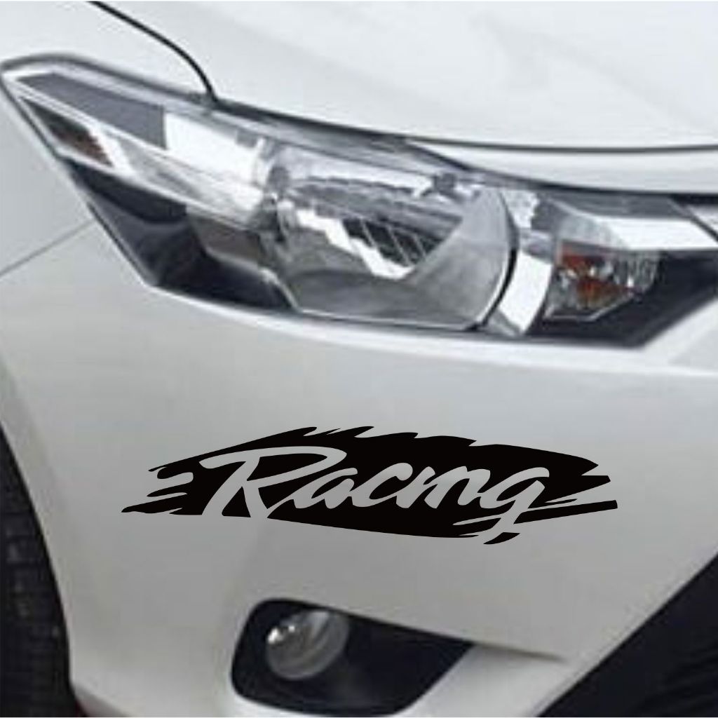 Jual cutting sticker mobil racing / sticker bumper mobil / stiker ...
