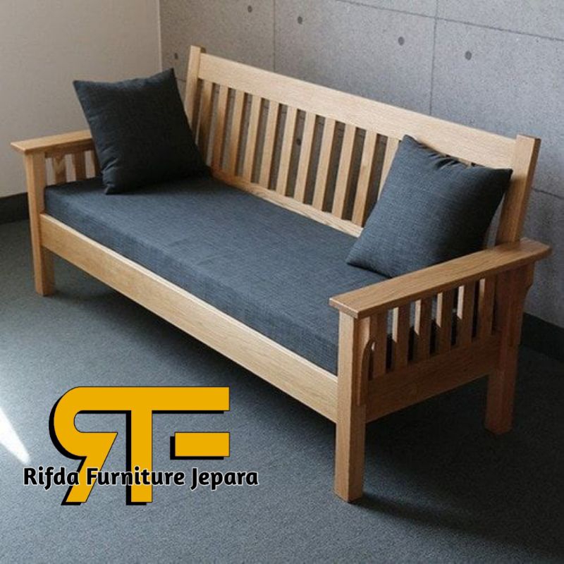 Jual Bangku Bale Bale Minimalis Jati Jari ( daybed jati murah, bale ...