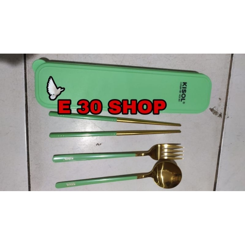 Jual Kisol Cutlery Set KCS 301- Peralatan Makanan Set Sendok/Garpu ...