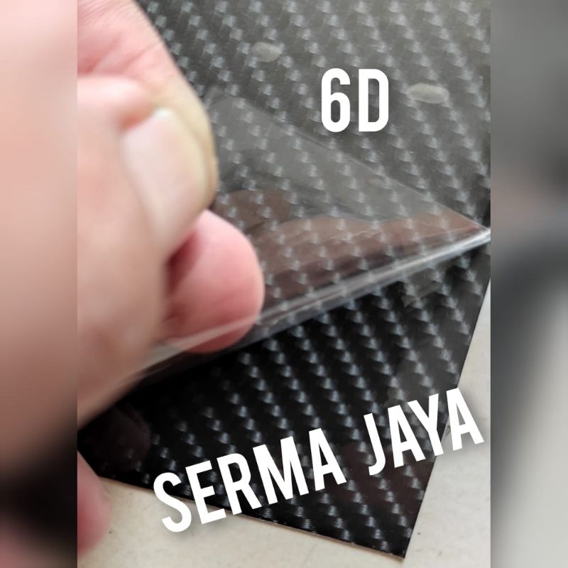 Jual Sticker Stiker Carbon Karbon 6D Glossy Lebar 152cm Panjang 1 meter ...