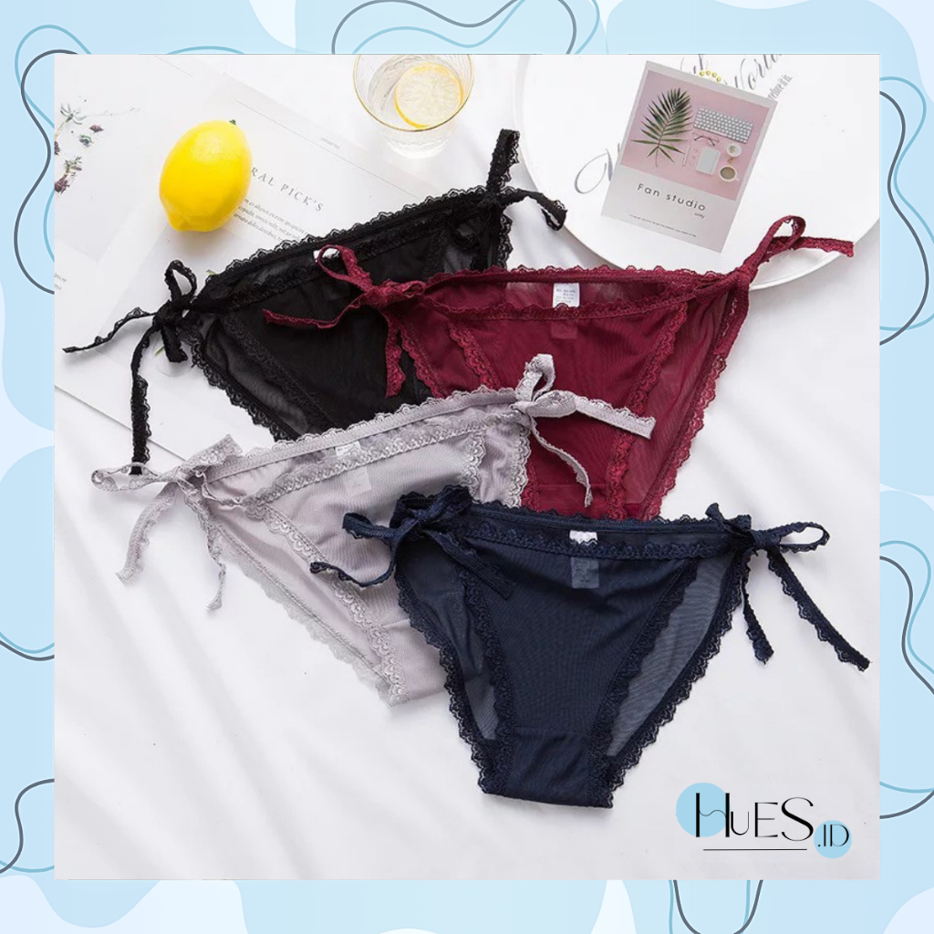 Jual HUES.ID Celana Dalam Wanita Model Tali Samping Pakaian Dalam G ...
