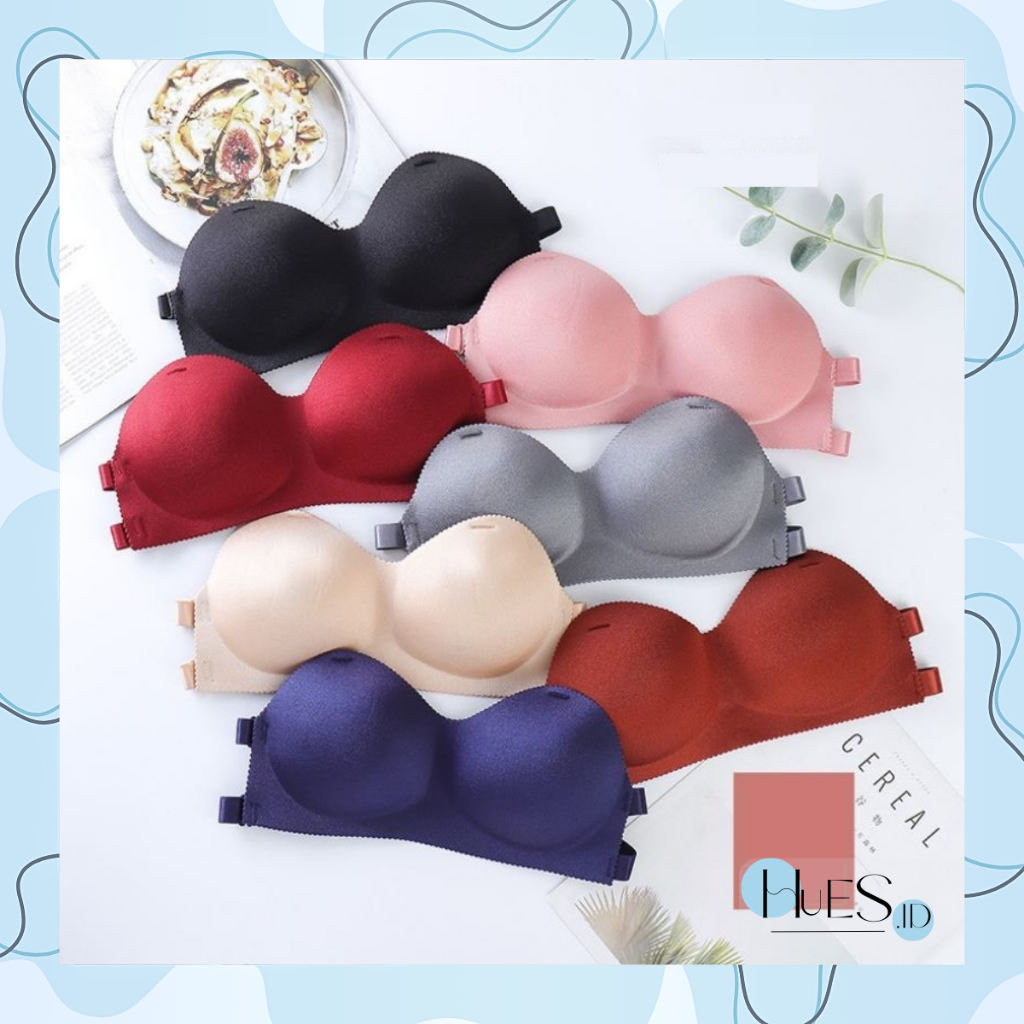 Jual HUES.ID BH Bra push-up Invisible Strapless Tanpa Tali Anti Slip ...