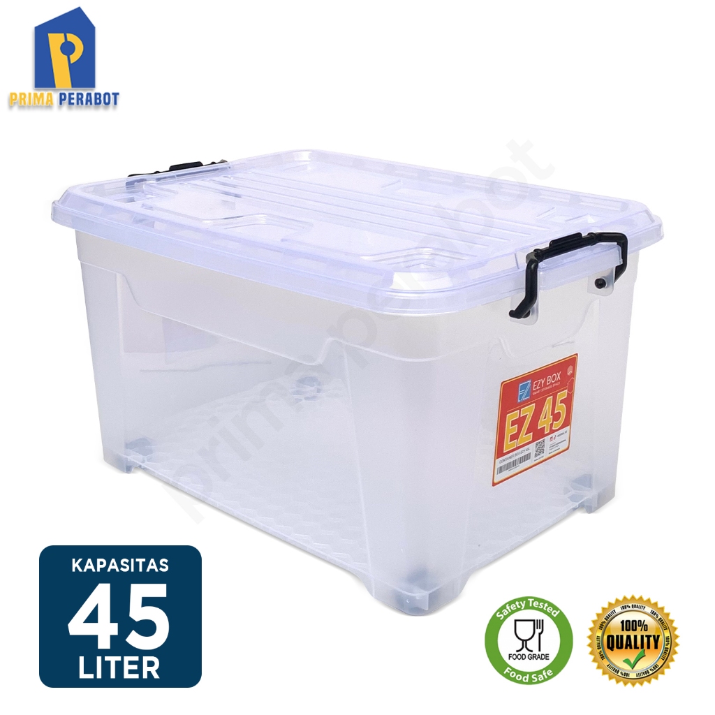 Jual Storage Box Multifungsi Box Container 45 L Transparan | Shopee ...