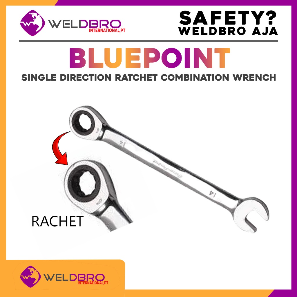 Jual BLUEPOINT - Single Direction Ratchet Combination Wrench Kunci ...