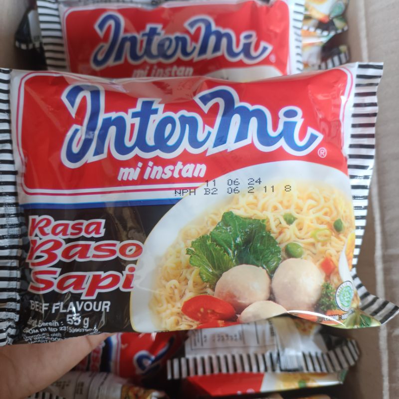 Jual MIE INTERMI - Mie Intermi Rasa Baso Sapi 55gr - Mie Instan ...