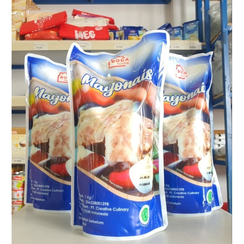 Jual Mayonaise Boga Home 1Kg / Mayo Boga Home 1Kg / Mayonais Salad Boga ...