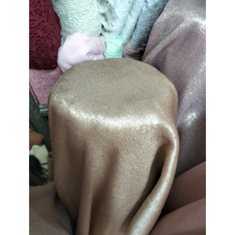 Jual Bahan kain Shimmer silk sati. simmer premium yang terbaru (COD ...