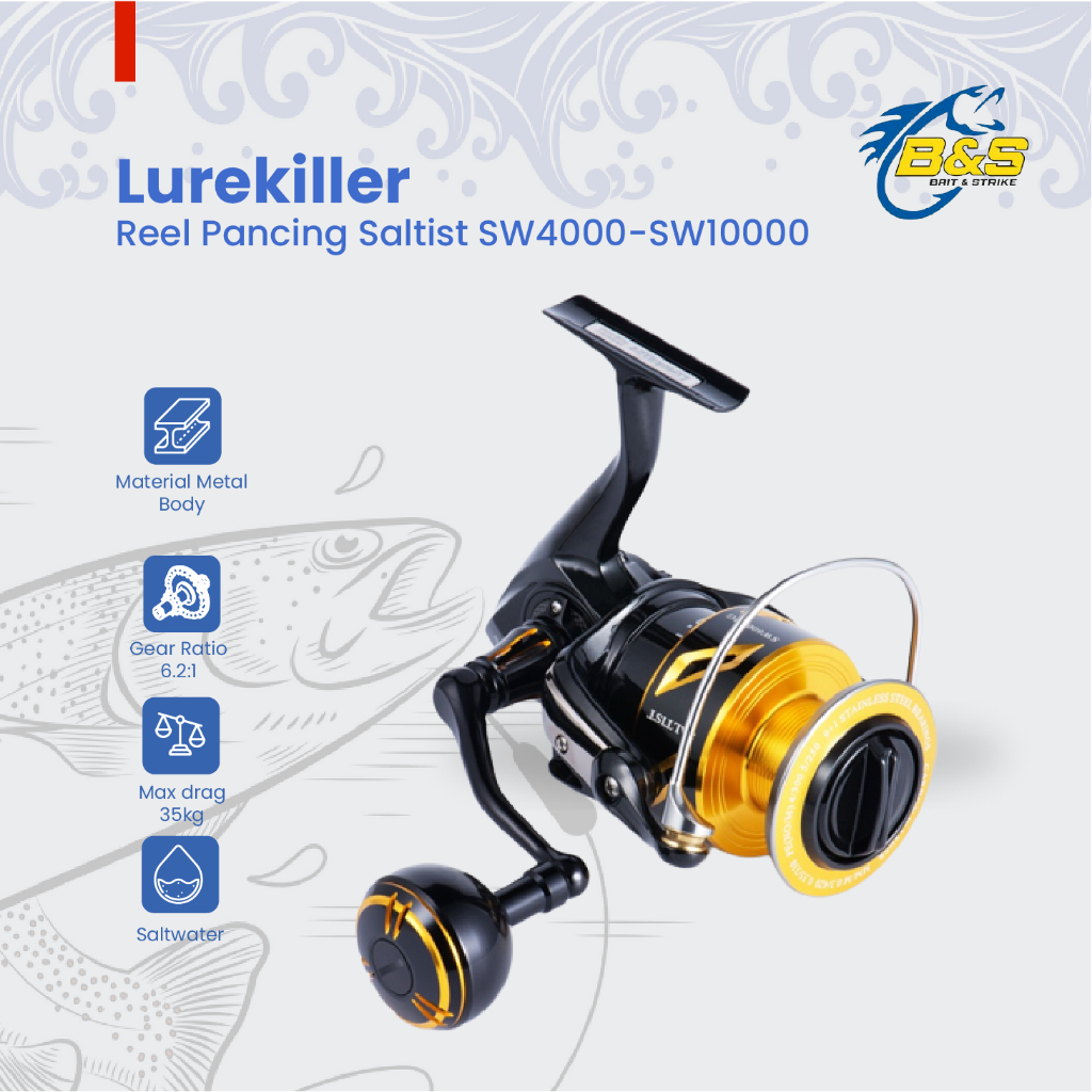 Jual Reel Pancing SW Lurekiller SALTIST sw4000 sw5000 sw6000 sw10000 ...