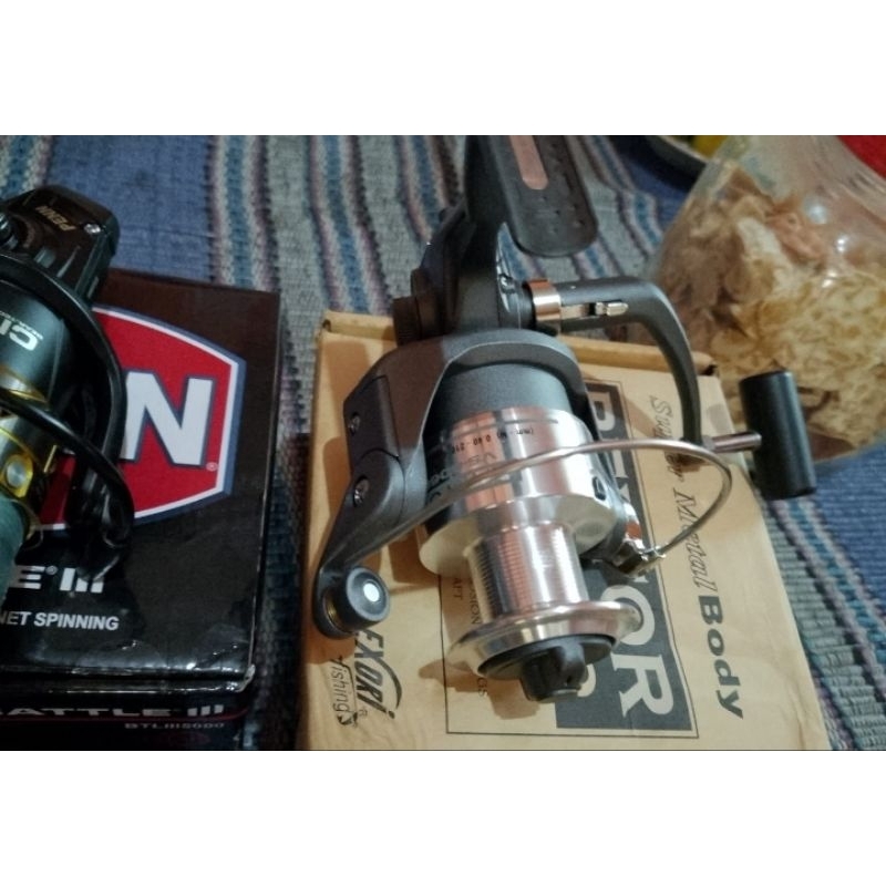Jual reel pasiran badak exory rektor 8060 ful metal | Shopee Indonesia