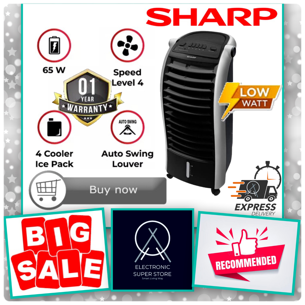 Jual AIR COOLER SHARP PJ-A26MY PJA 26MY A26MY AUTO SWING 6L SUPER LOW ...